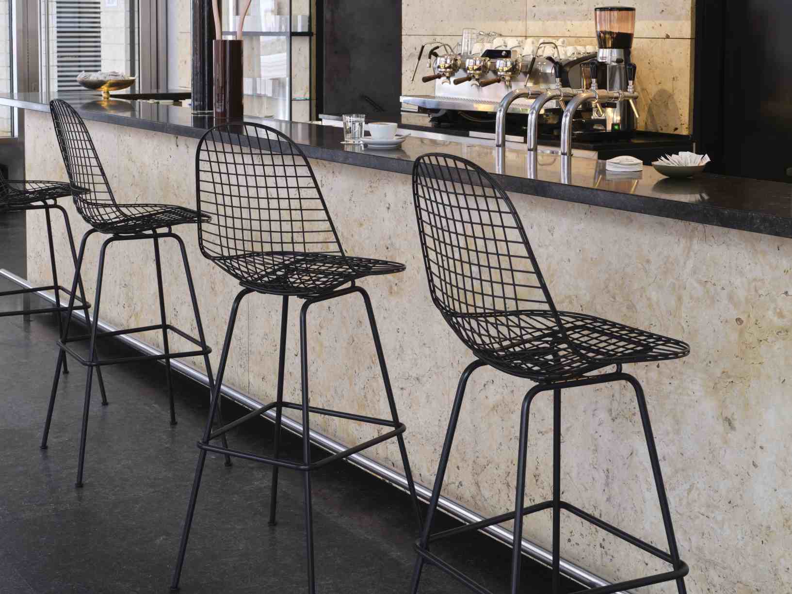 Wire metal bar stool store