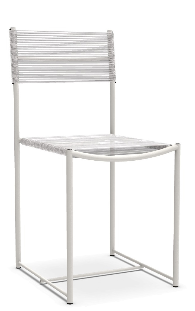 Spaghetti Chair 101 Alias | Weiß gerauht | PVC-Schnur Spaghetti Chair 101 Alias | Weiß gerauht | PVC-Schnur